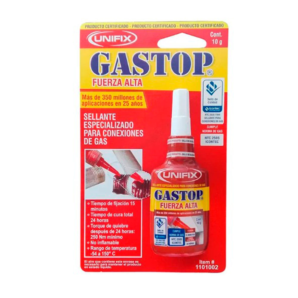 Traba rosca alta 10g GASTOP 1101002 - Crisan ferreteria